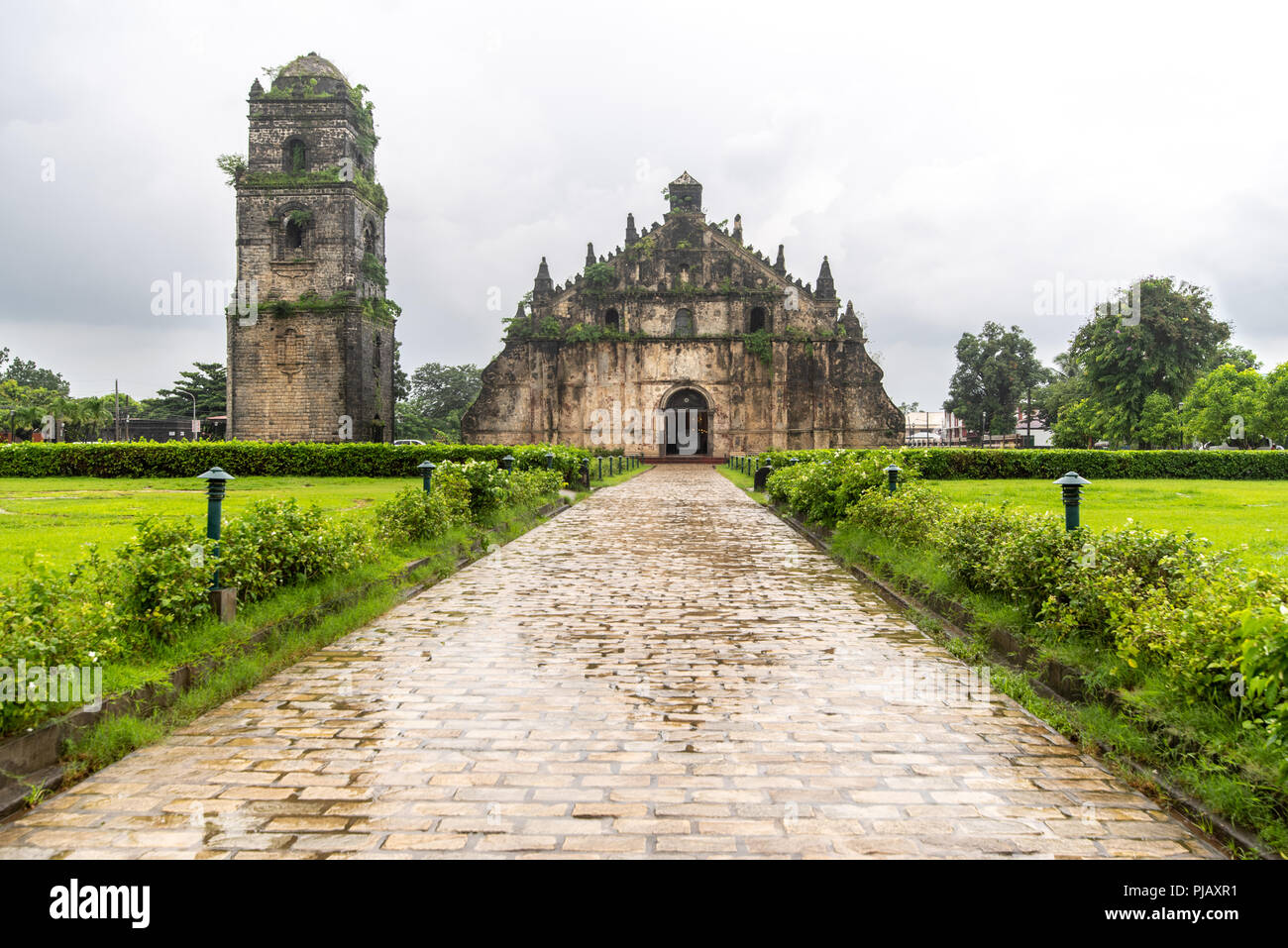 UNESCO World Heritage Site San Agustin Church of Paoay , Ilocos Norte, Philippines Stock Photo ...