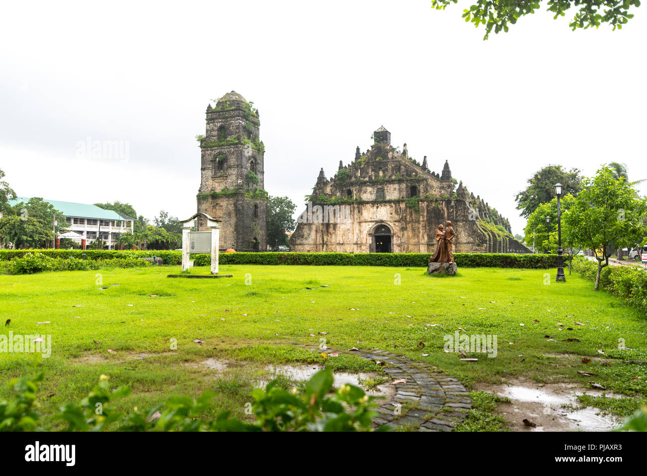 UNESCO World Heritage Site San Agustin Church of Paoay , Ilocos Norte, Philippines Stock Photo ...