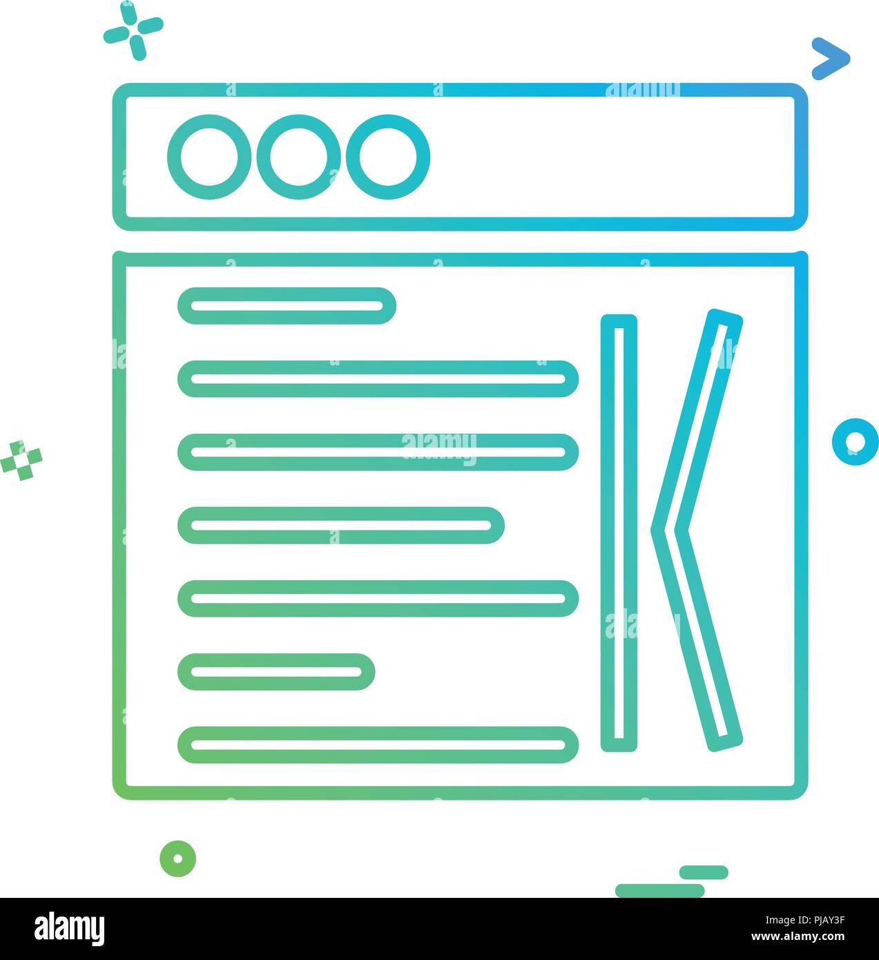 Web layouts icon design vector Stock Vector Image & Art - Alamy