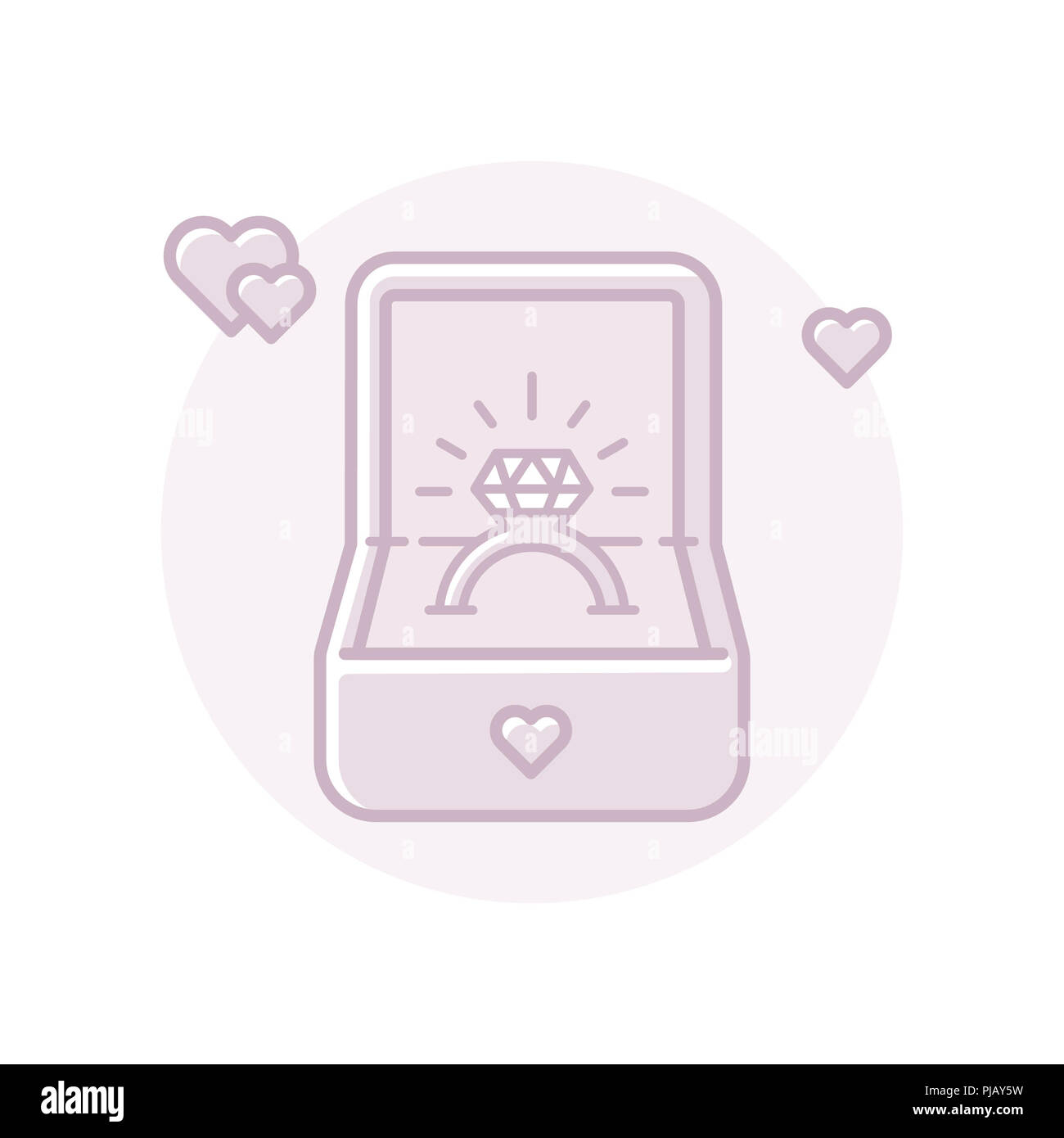 Ring in a box hi-res stock photography and images - Alamy