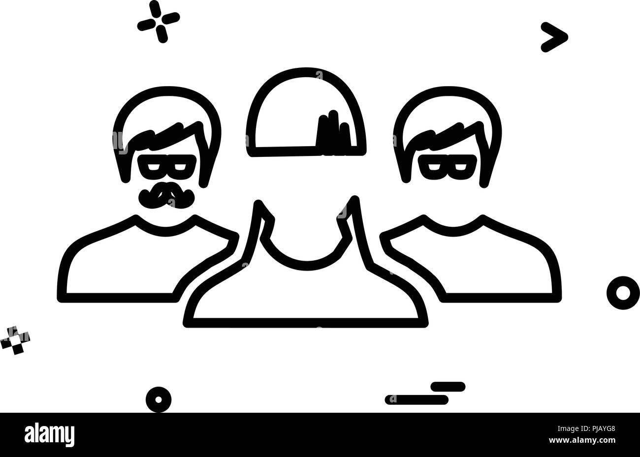 User Group Icon Design Vector Stock Vector Image And Art Alamy