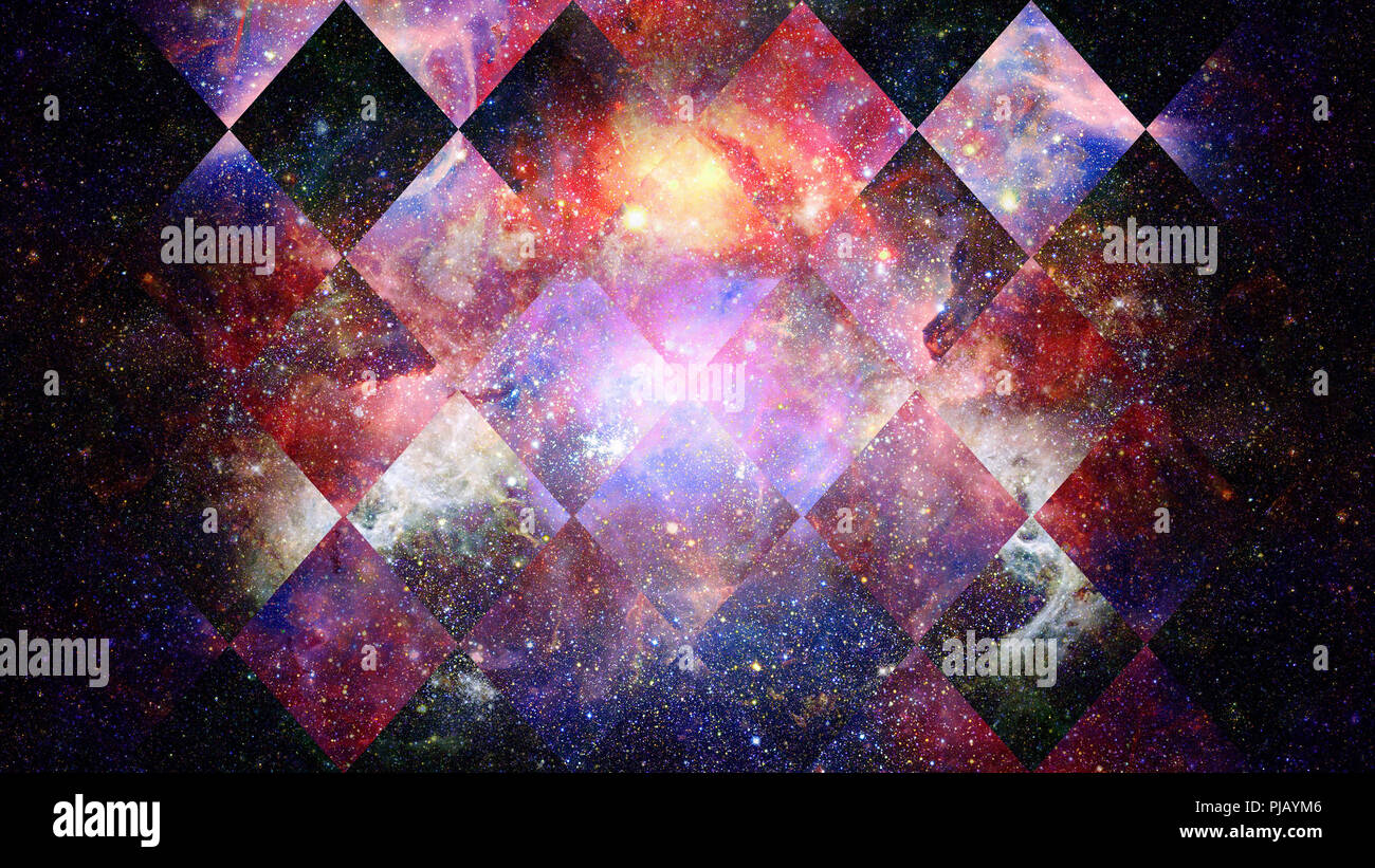 Space Triangles Wallpaper Nebulae