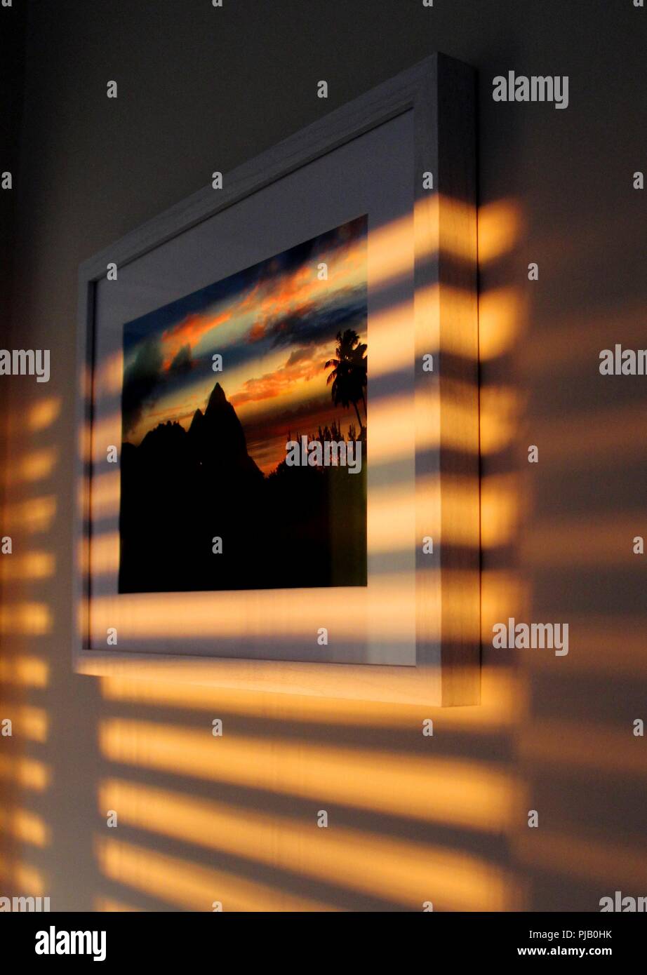 Picture frame of sunset landscape hi-res stock photography and images ...