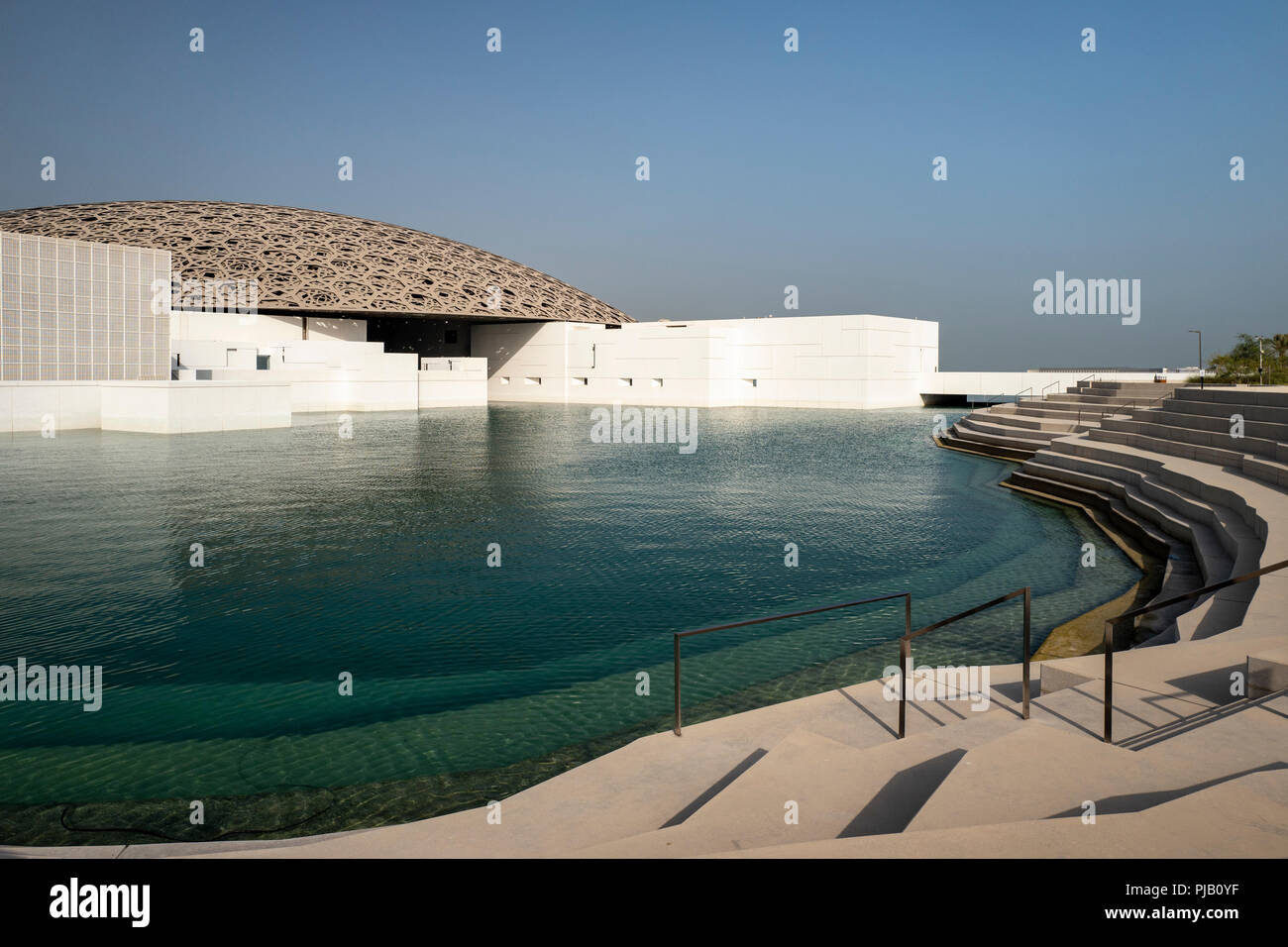 Abu Dhabi Louvre, United Arab Emirates Stock Photo - Alamy