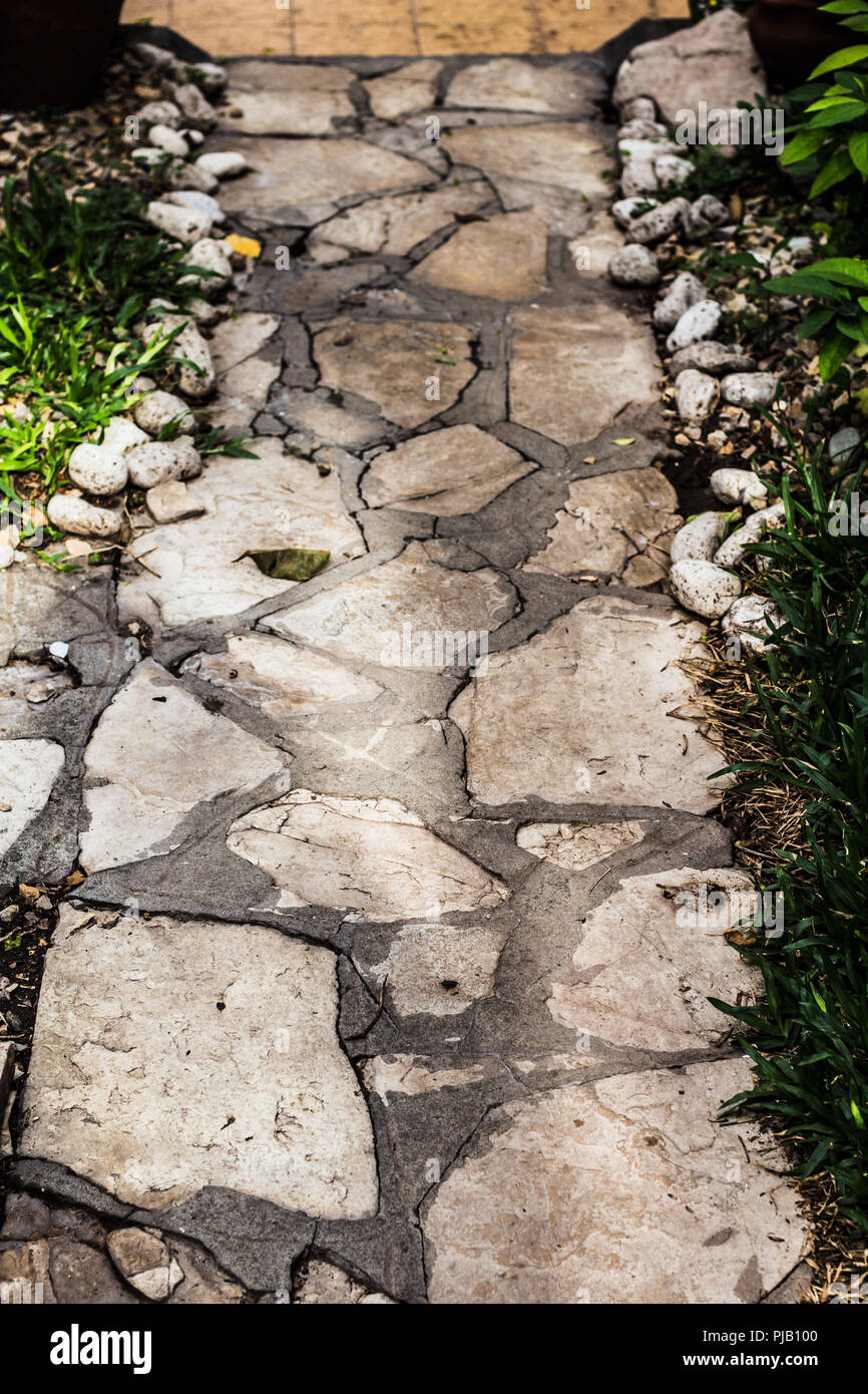 Rock road texture Stock Photo - Alamy