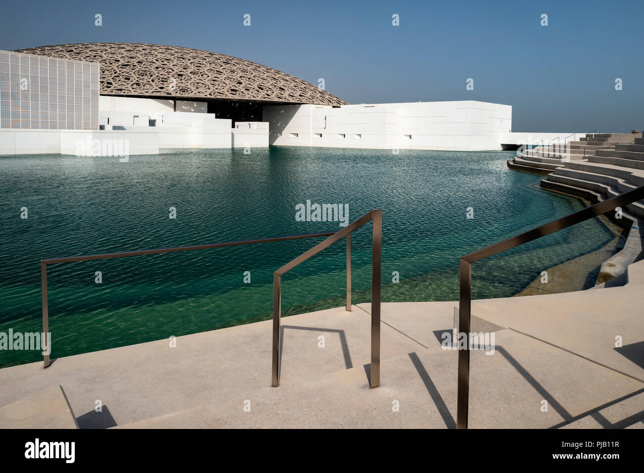 Abu Dhabi Louvre, United Arab Emirates Stock Photo - Alamy