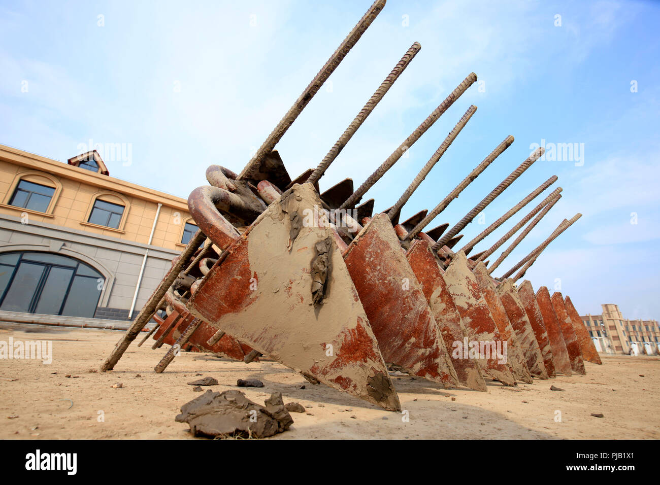 The rusty iron anchor Stock Photo - Alamy