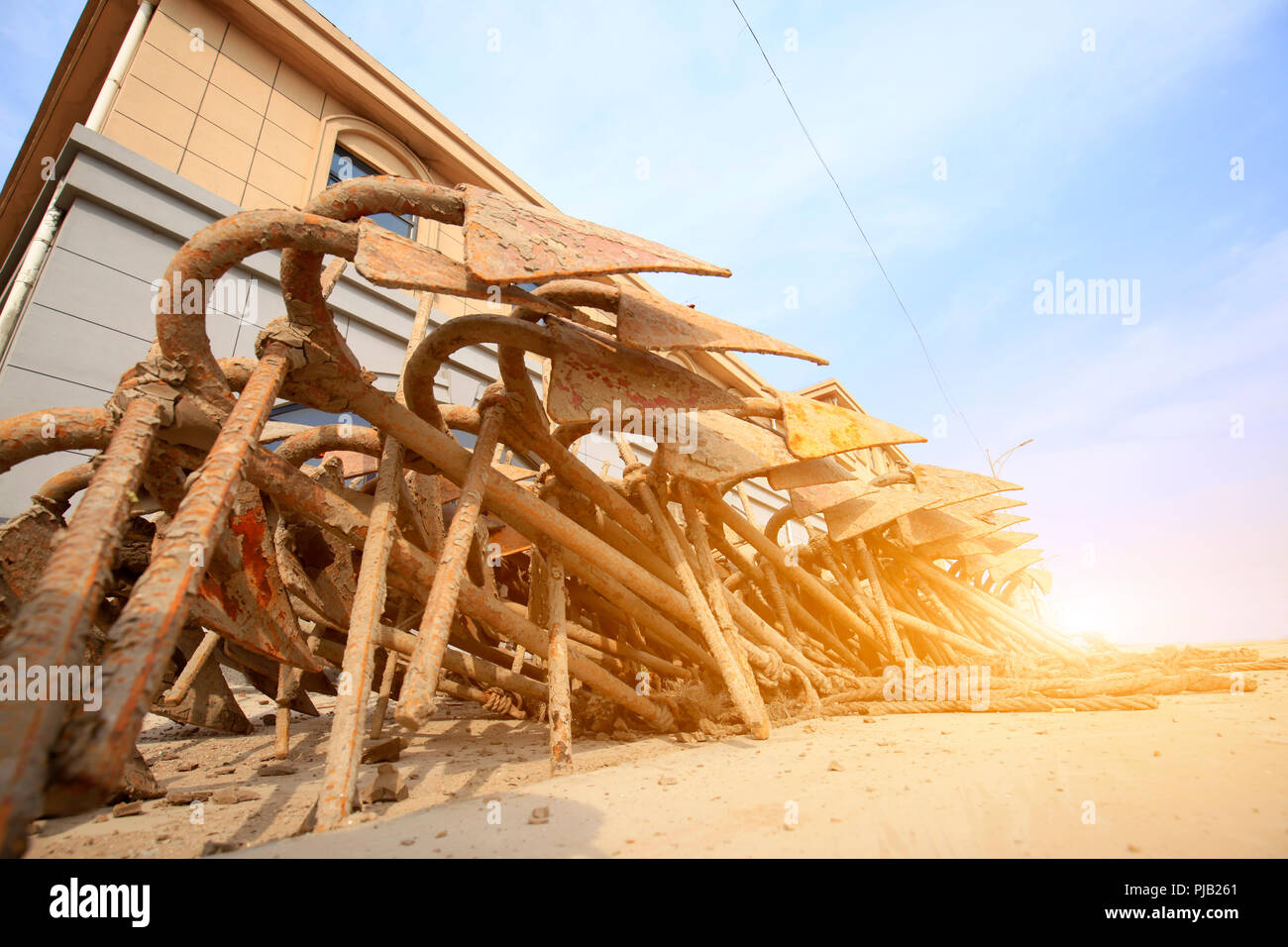 Brown rust anchors hi-res stock photography and images - Alamy
