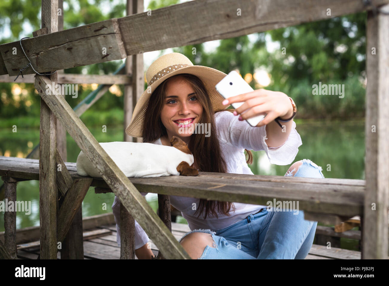 say cheese little boy Stock Photo - Alamy