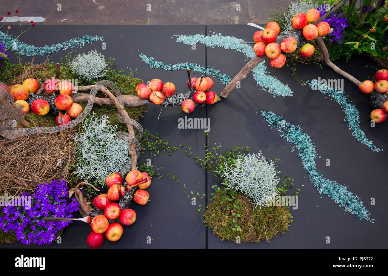 Prize winning display of flowers and foliage at the 2018 Southport ...