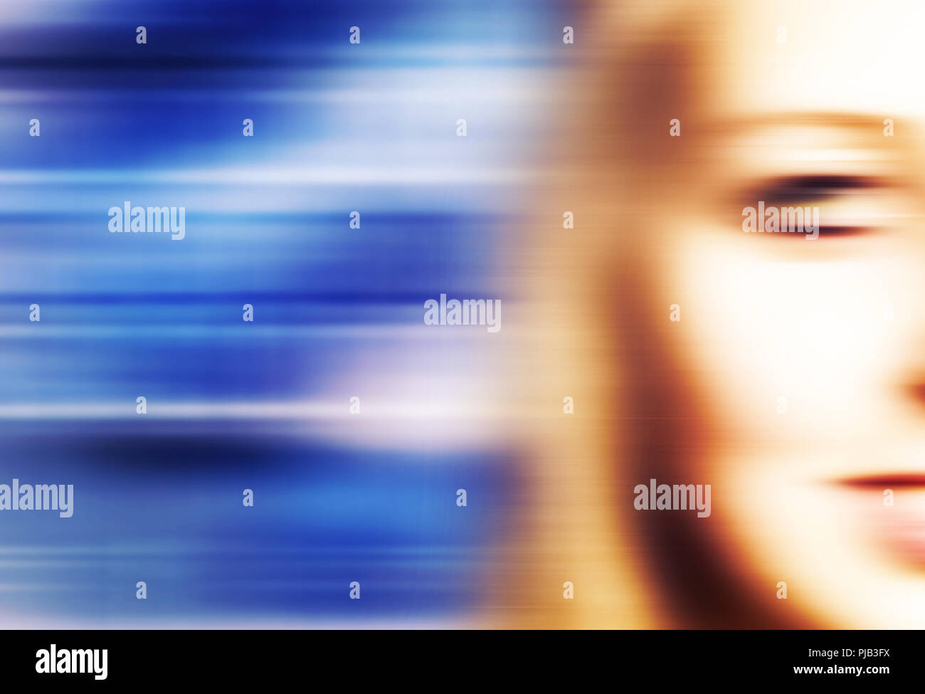 Portrait blur motion hi-res stock photography and images - Alamy