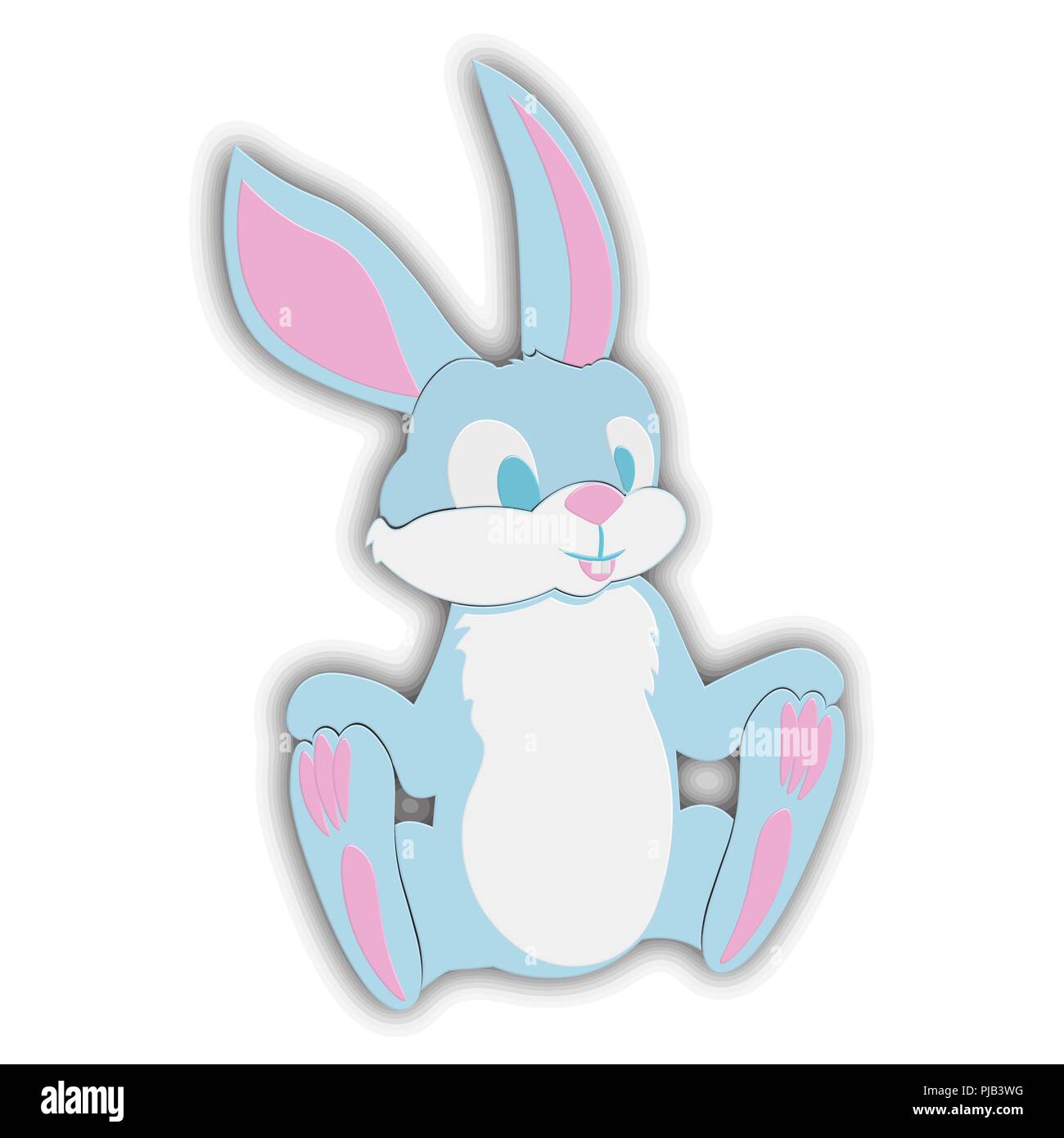 Rabbit cartoon hi-res stock photography and images - Alamy