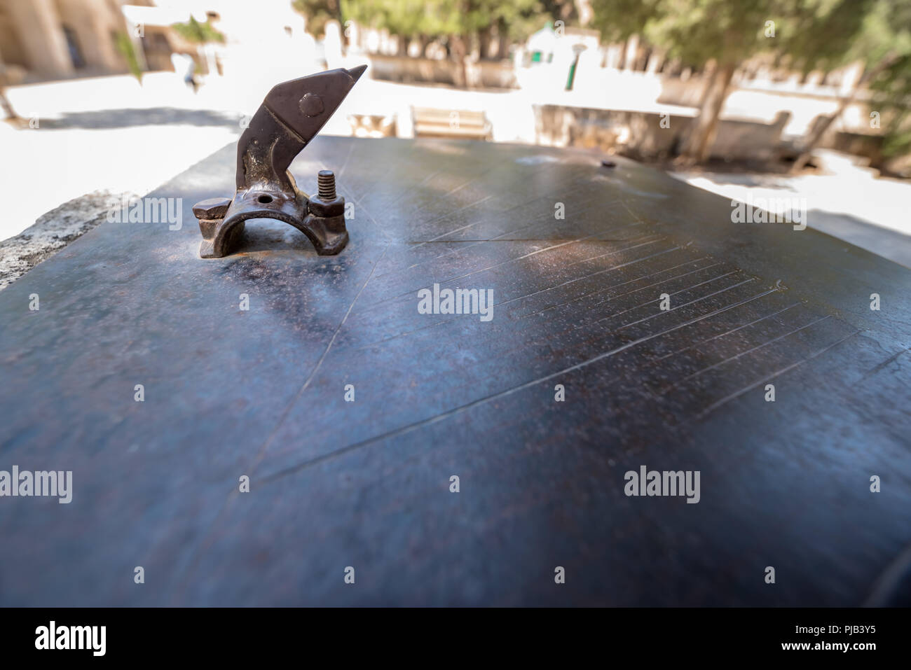 Detail ancient stone dial sundial hi-res stock photography and images ...