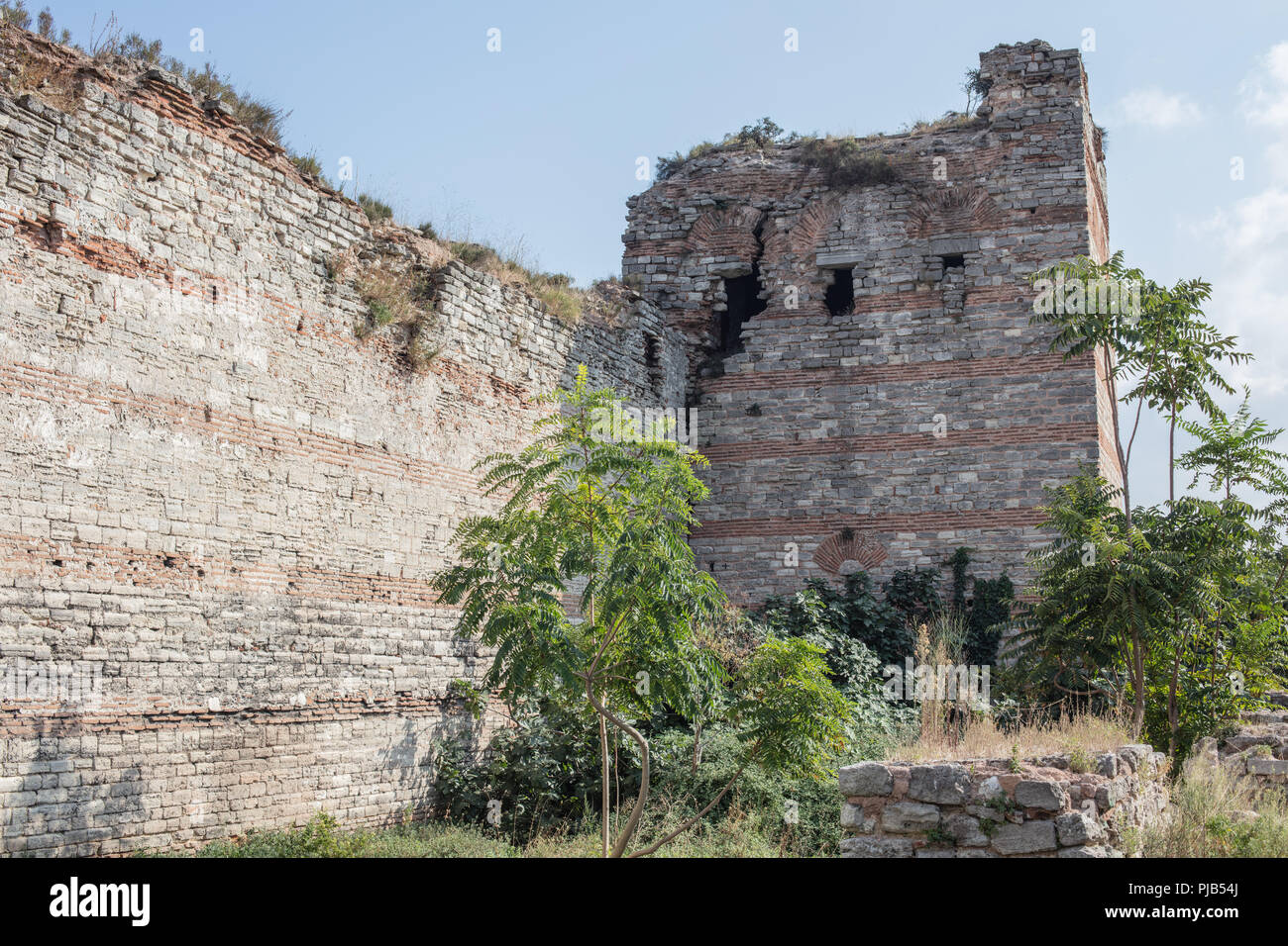 Constantinople land walls hi-res stock photography and images - Alamy