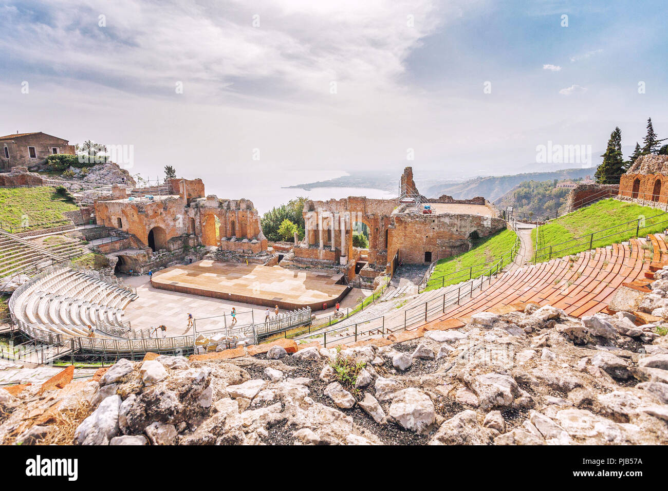 Taormina architecture hi-res stock photography and images - Alamy
