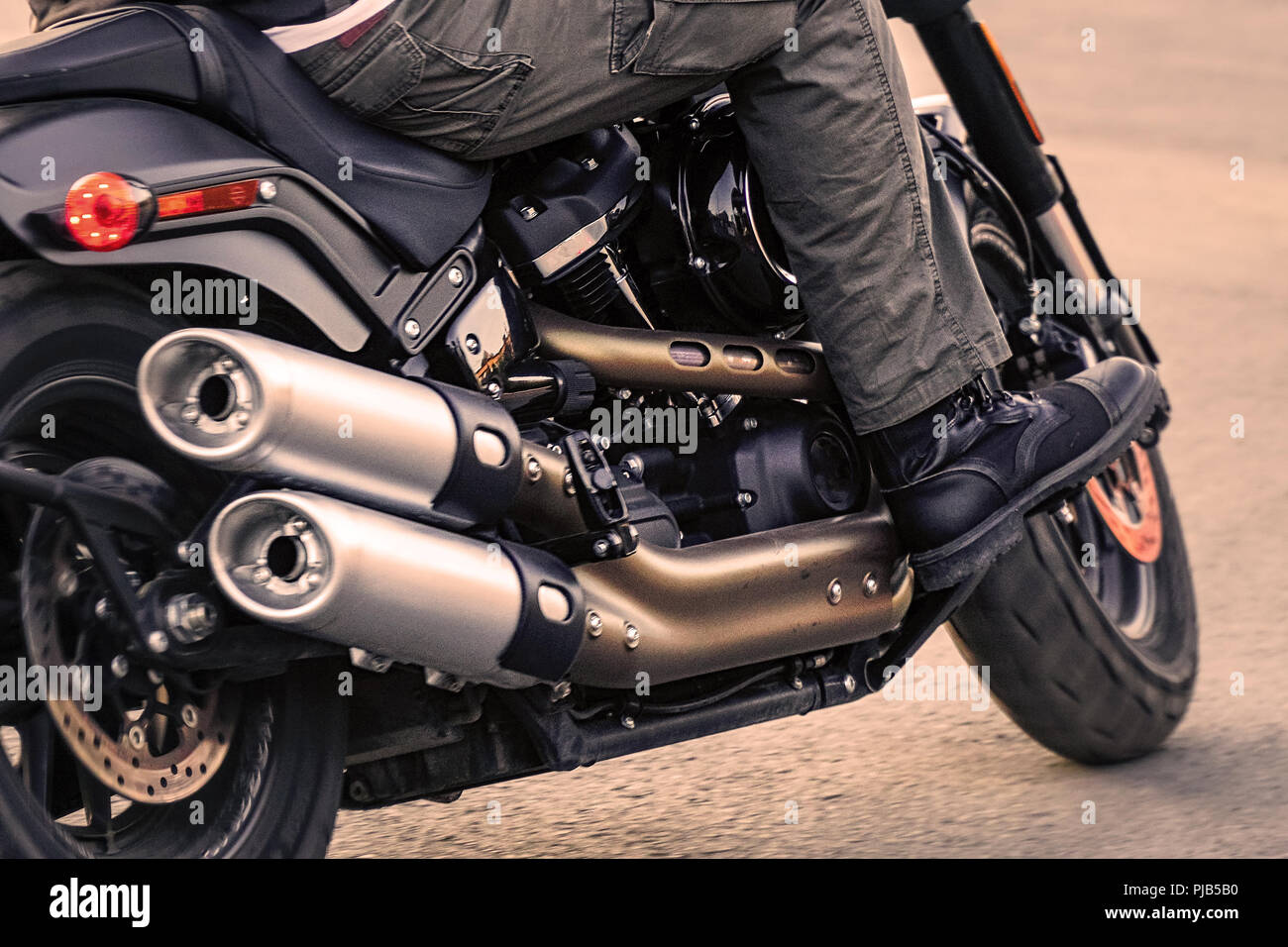 Chopper Motorbike High Resolution Stock Photography and Images - Alamy