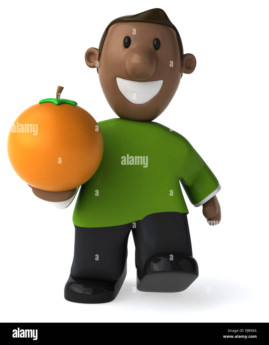 Cartoon guy - 3D Illustration Stock Photo - Alamy