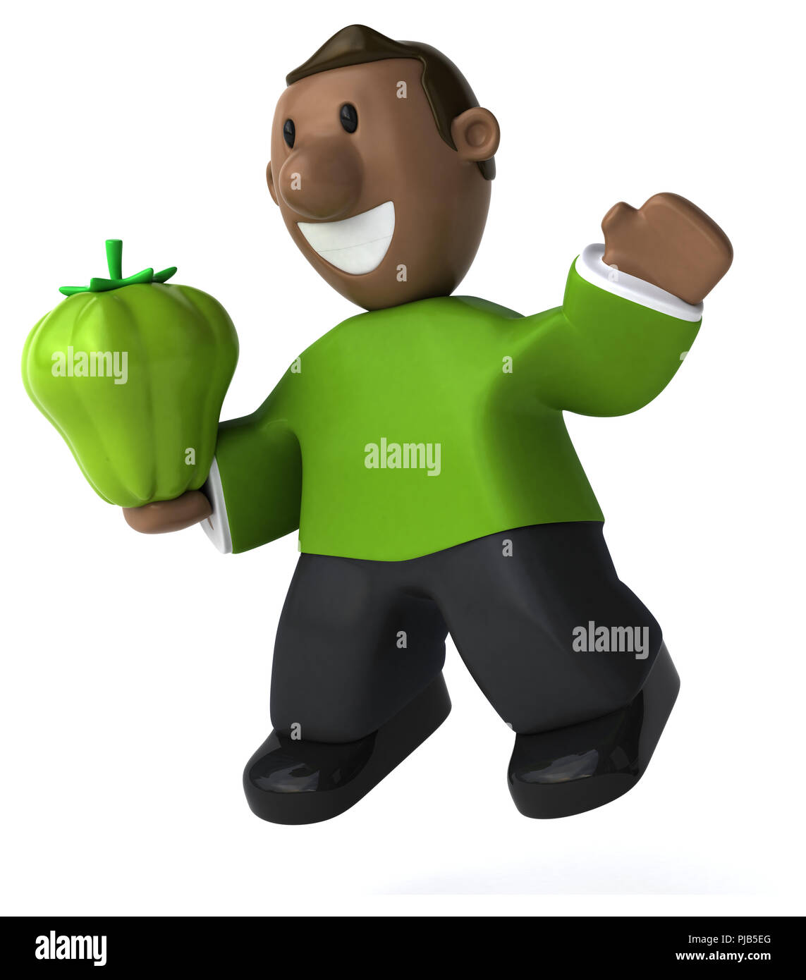 Cartoon guy - 3D Illustration Stock Photo - Alamy