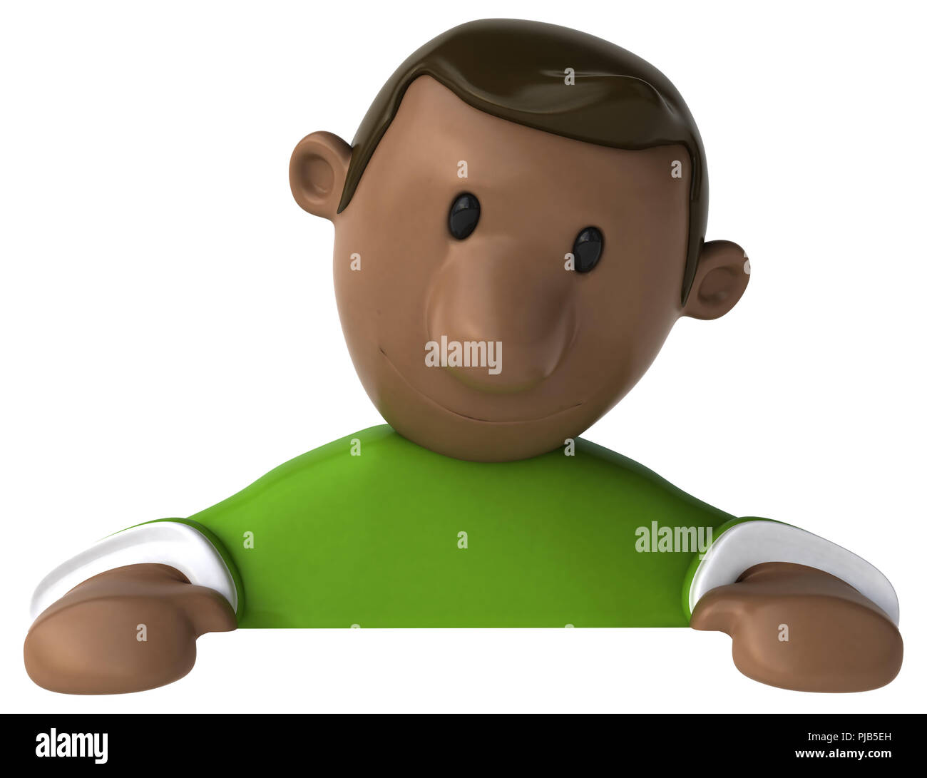 Cartoon guy - 3D Illustration Stock Photo - Alamy