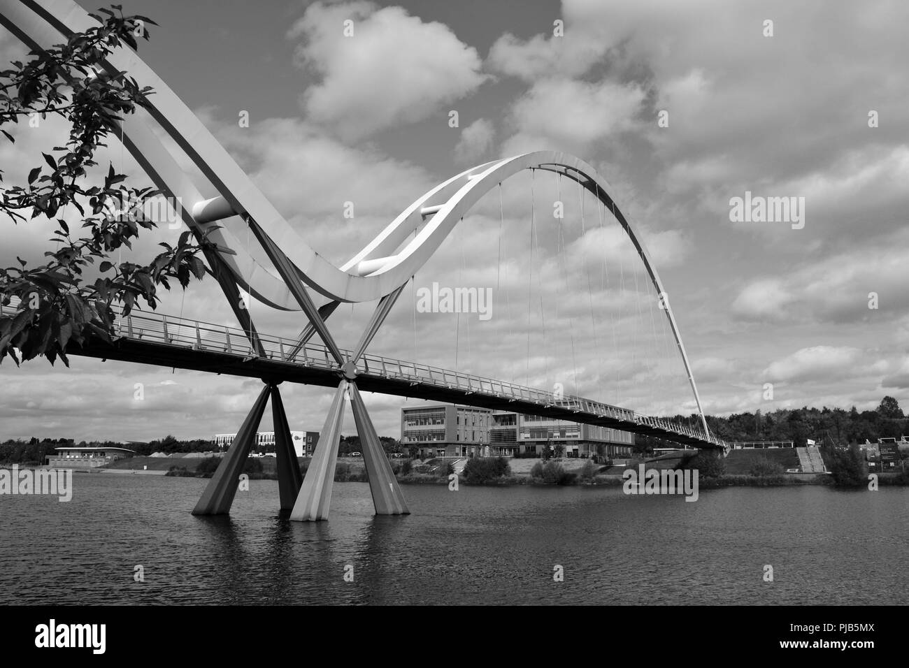 Striking black and white, naturally lit image of the iconic Infinity ...