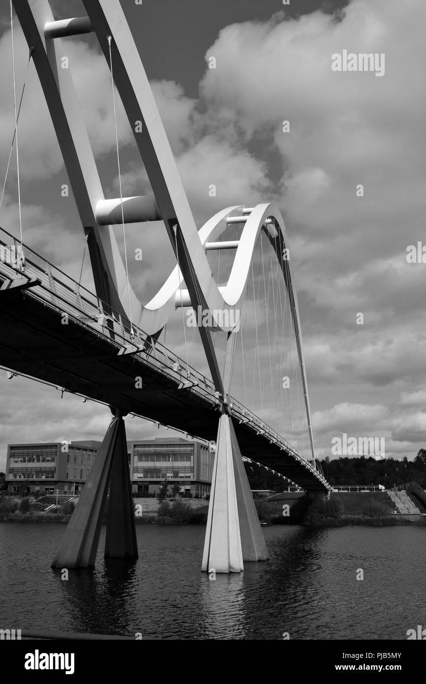 Striking black and white, naturally lit image of the iconic Infinity ...