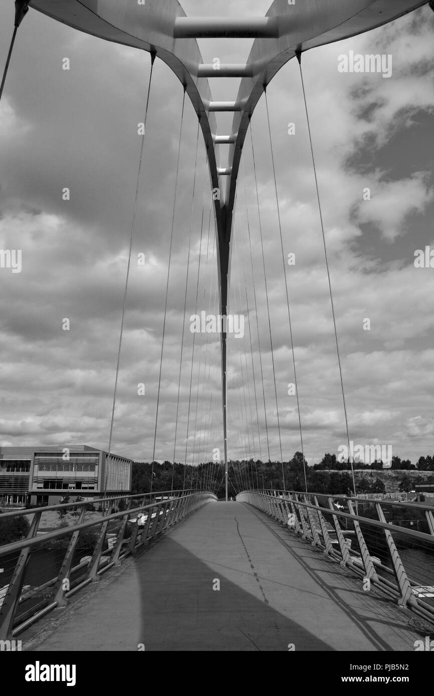 Striking black and white, naturally lit image of the iconic Infinity ...