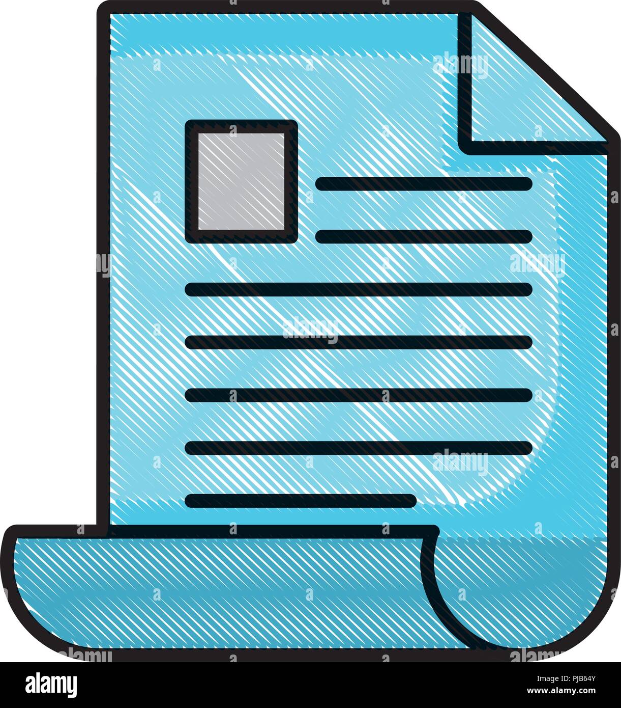 business document over white background, vector illustration Stock ...