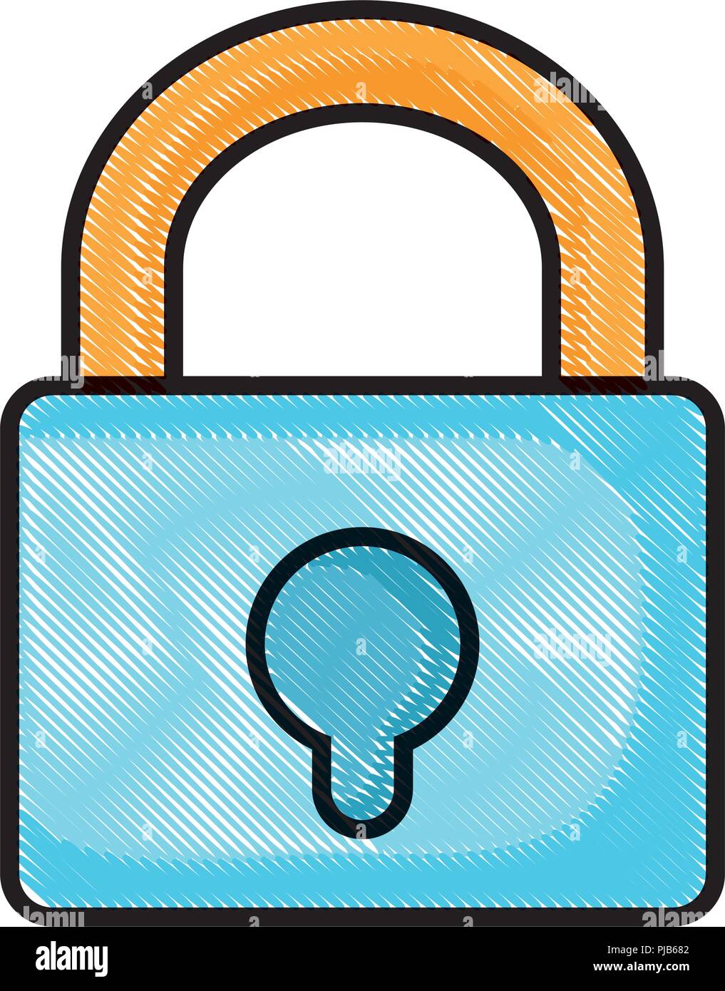security padlock icon over white background, vector illustration Stock ...