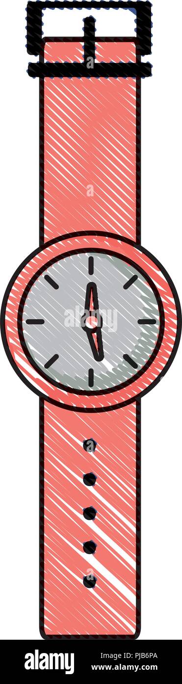 modern watch icon over white background, vector illustration Stock ...