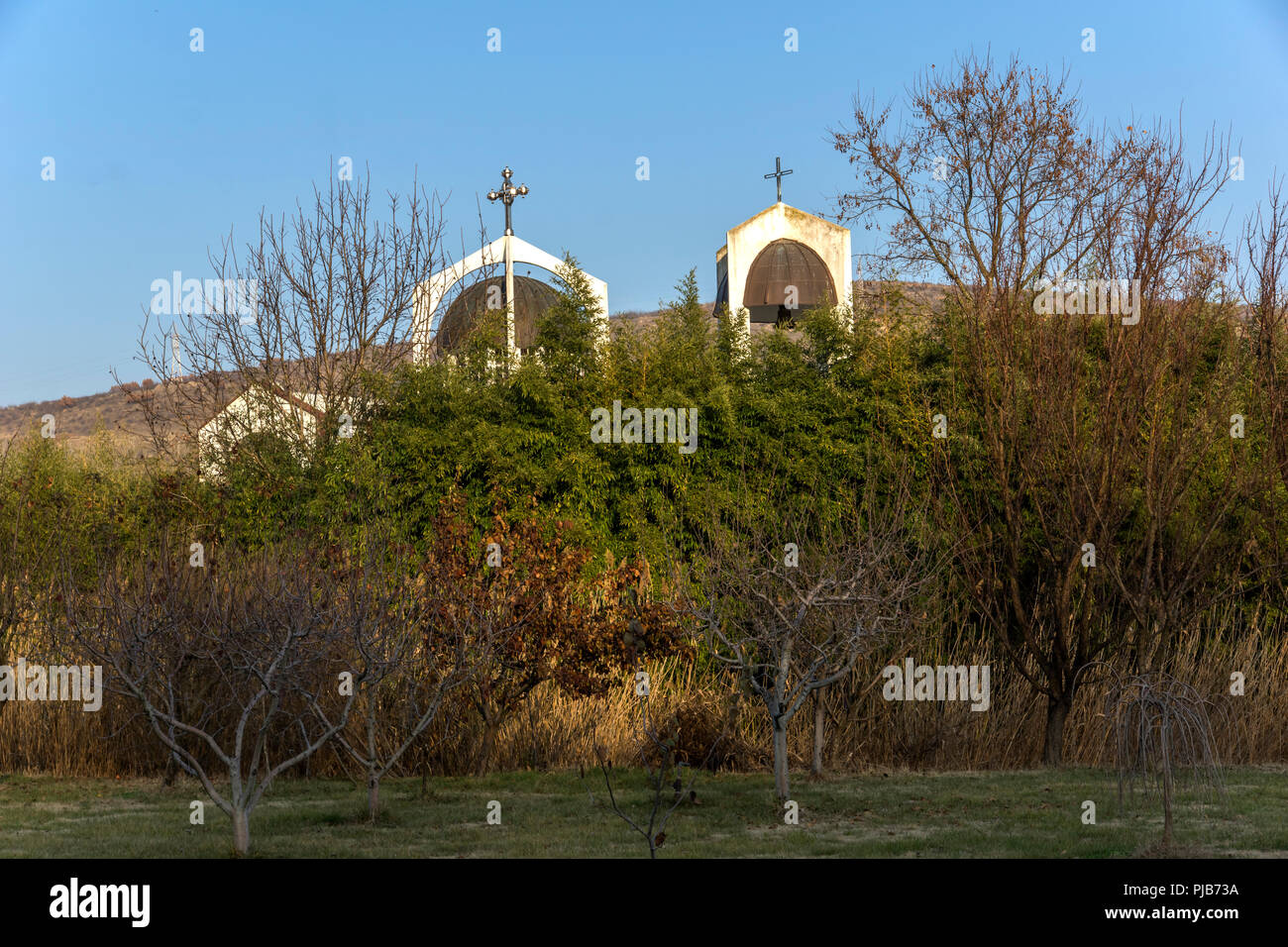 TEMPLE OF VANGA, BULGARIA - JANUARY 3, 2014: Autumn view of Temple of ...