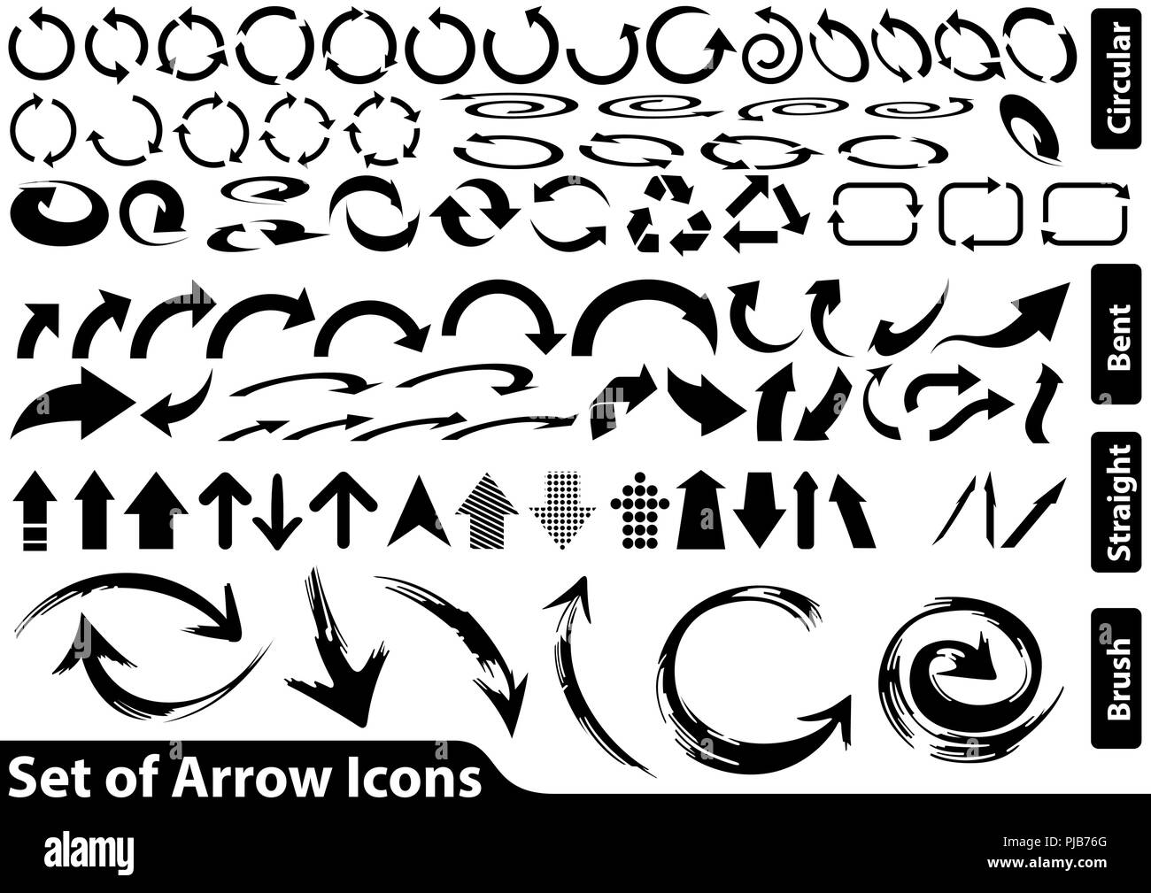 Arrow symmetrical Stock Vector Images - Alamy