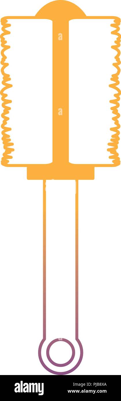 pet shop design with pet brush over white background, vector ...