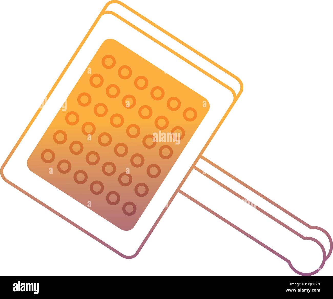 pet shop design with pet brush over white background, vector ...