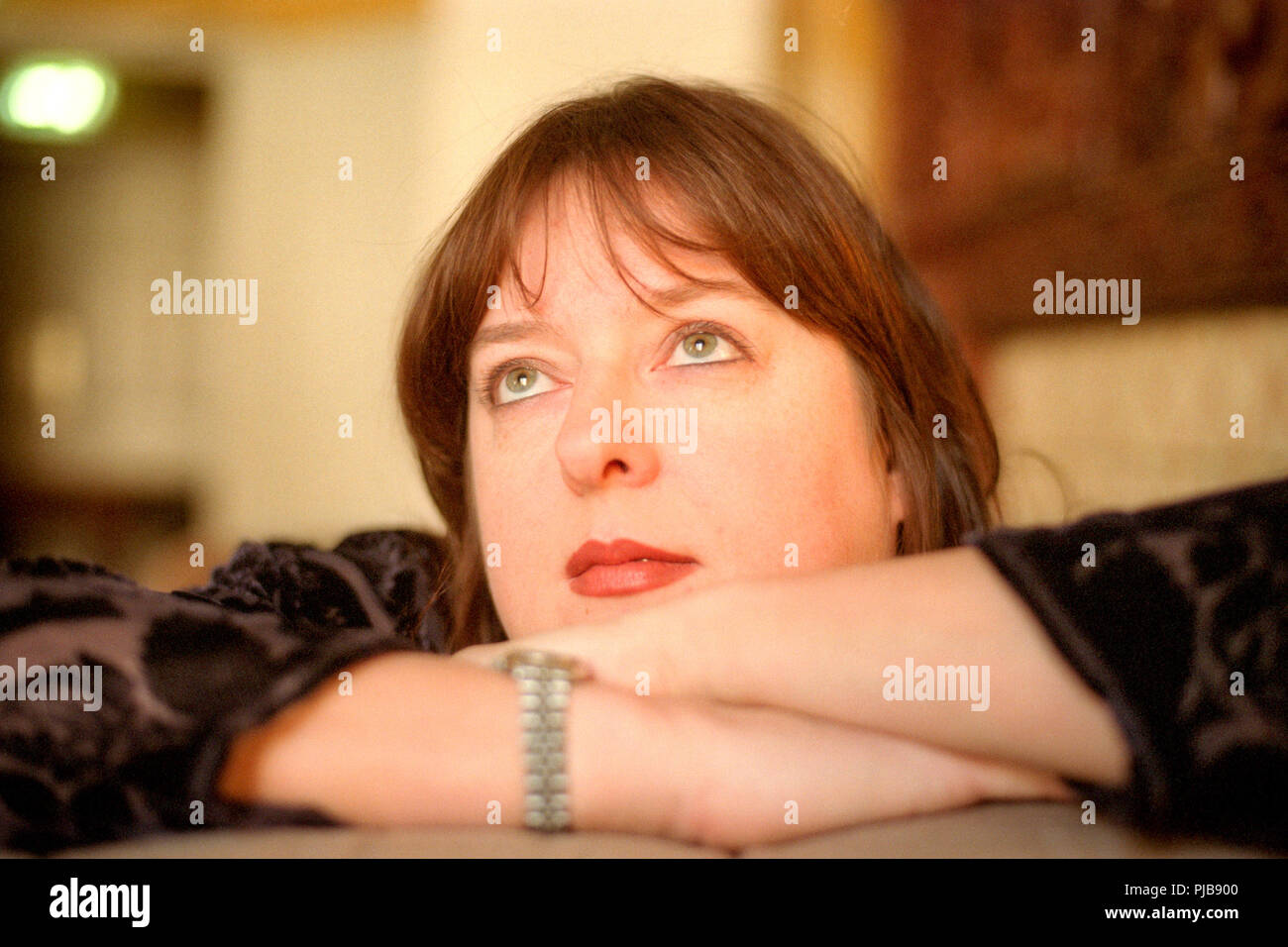 Julie Burchill, at the Sussex Arts Club, Brighton Stock Photo - Alamy