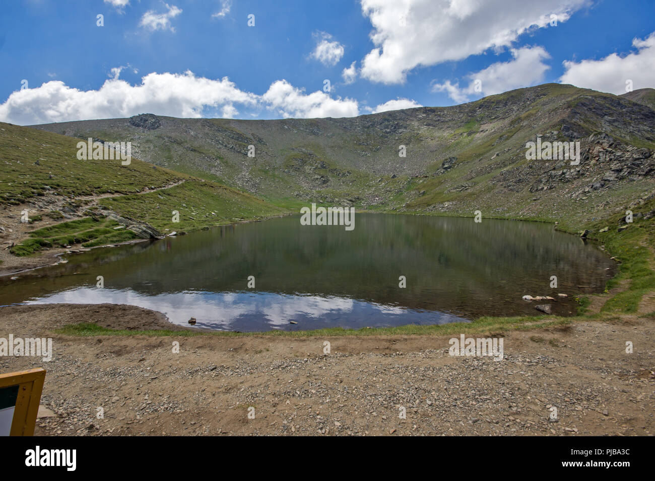 Amazing Landscape of The Tear lake, The Seven Rila Lakes, Bulgaria ...