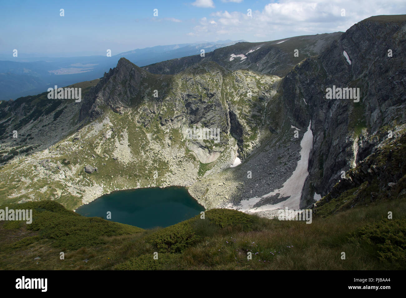 Amazing Landscape of The Tear lake, The Seven Rila Lakes, Bulgaria ...