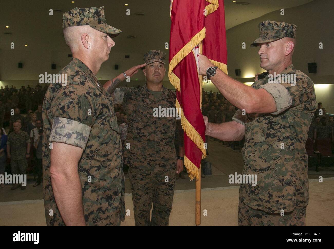 Col. Kevin Norton, the commanding officer of 4th Marine Regiment, 3rd ...