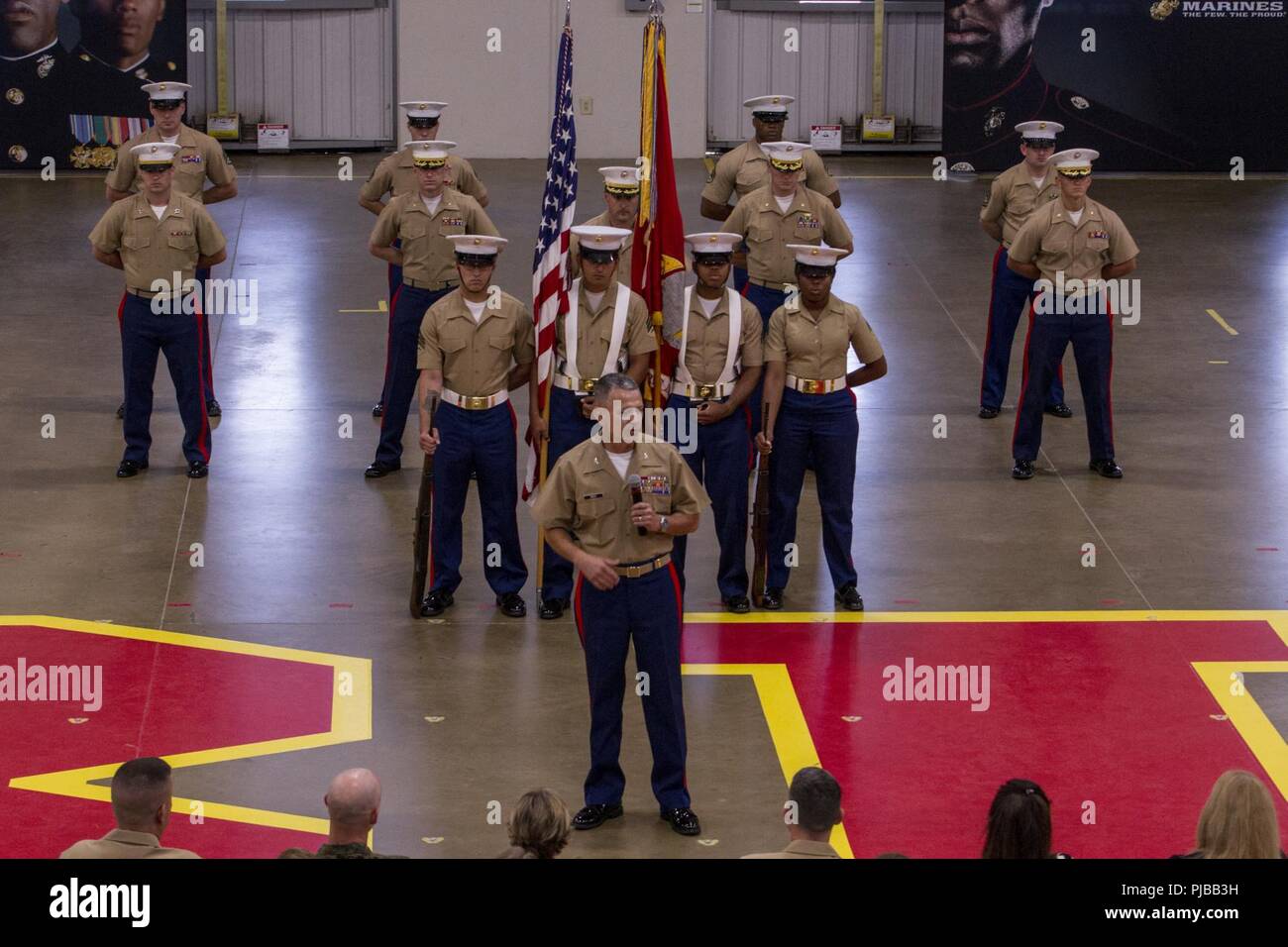 Col. William C. Gray, the incoming commanding officer of 6th Marine ...