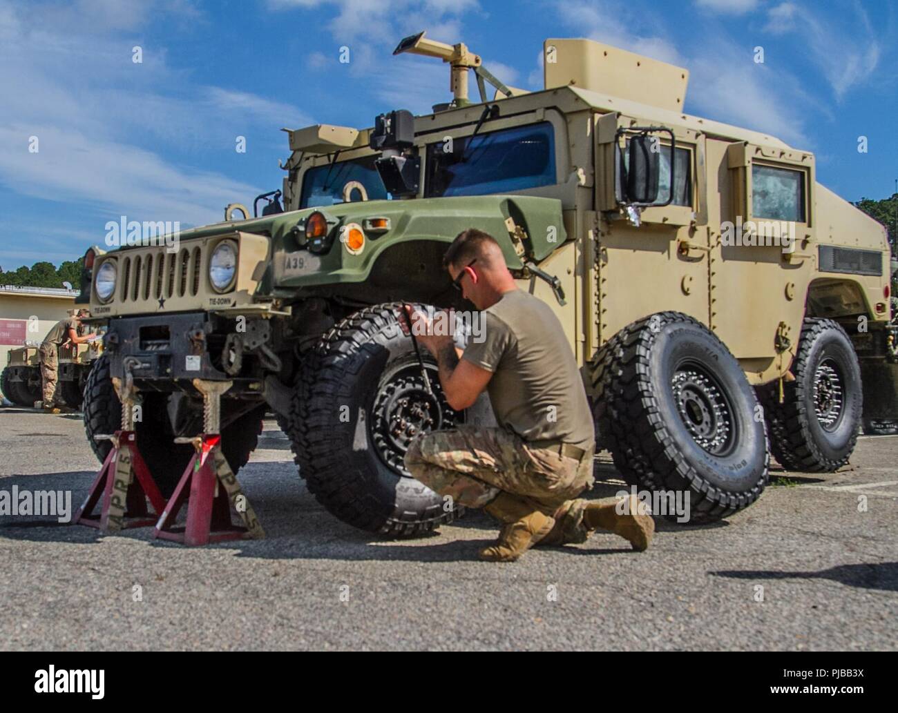 Motor transport maintenance operator hi-res stock photography and ...