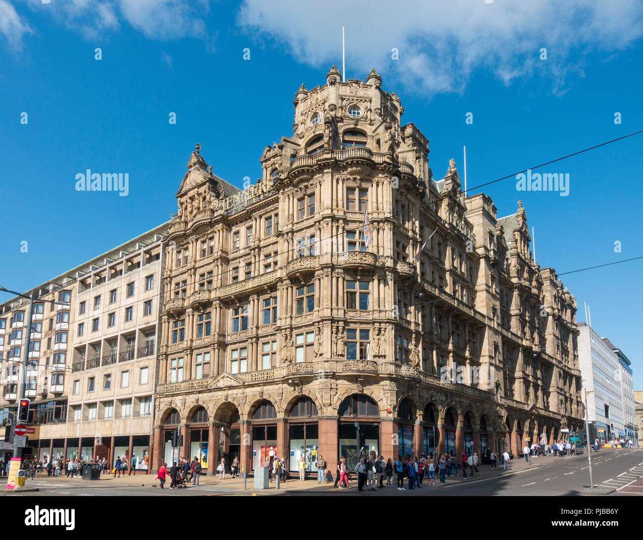 Exterior of famous Jenners department store on prices Street in ...