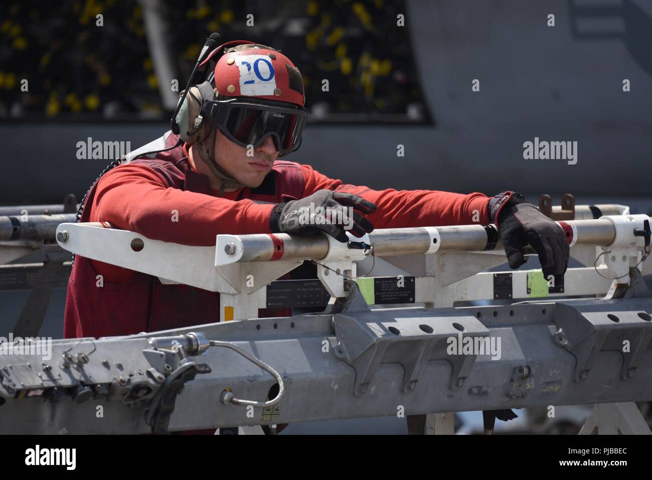ATLANTIC OCEAN (July 2, 2018) Aviation Ordnanceman 3rd Class Zachary ...