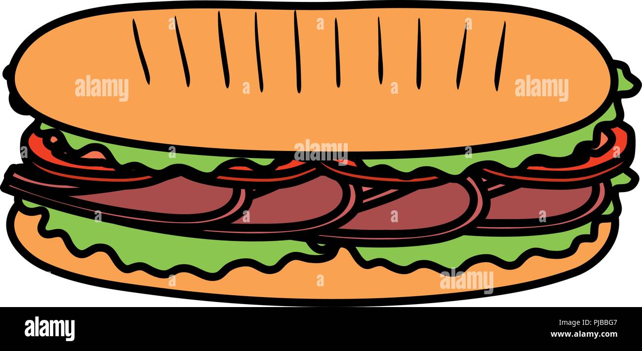 Sandwish Stock Vector Images - Alamy