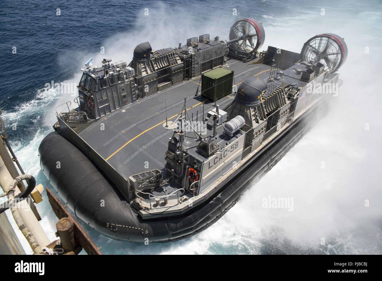 PACIFIC OCEAN, (July 3, 2018) Landing craft air cushion (LCAC) 58 ...