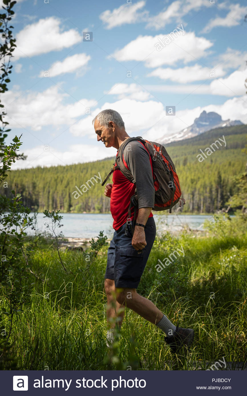 Solo backpacking hi-res stock photography and images - Alamy