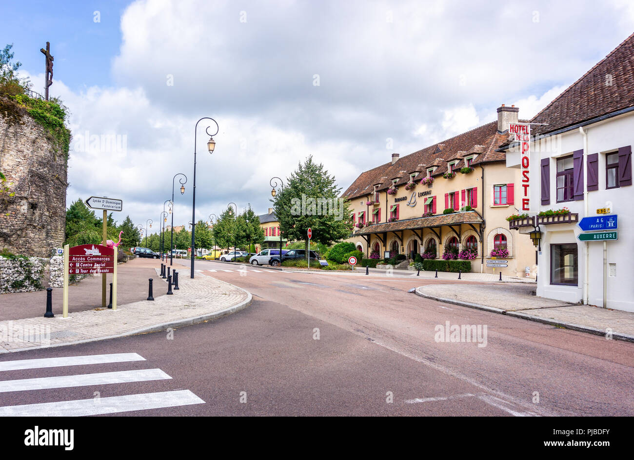 Restaurant of Michelin starred chef Bernard Loiseau in Saulieu ...