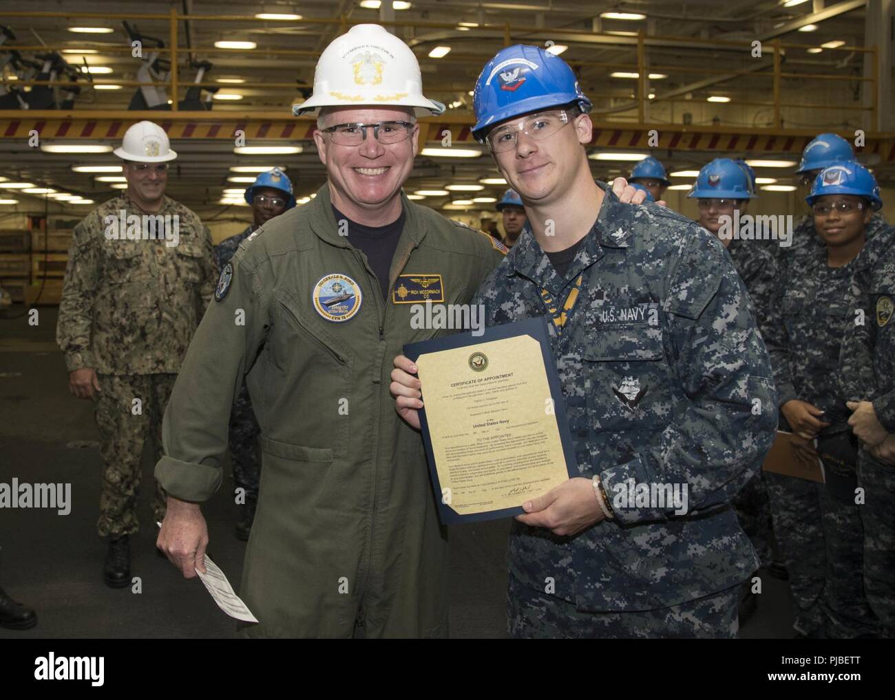 NORFOLK, Va. (July 9, 2018) Boatswain’s Mate 2nd Class Patrick ...