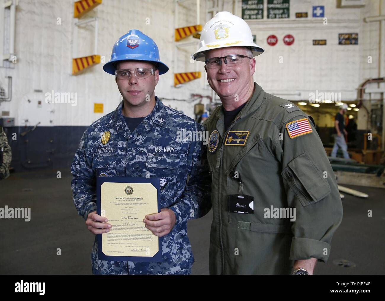 NORFOLK, Va. (July 9, 2018) - Master-at-Arms 2nd Class Eric P. Atkinson ...