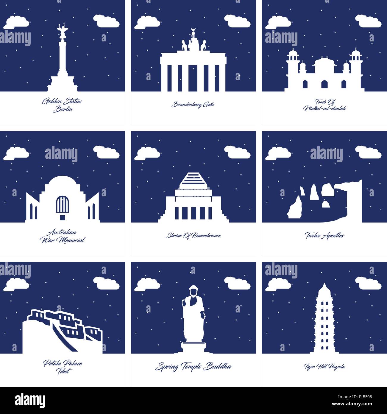 Worlds most famous Stock Vector Images - Alamy