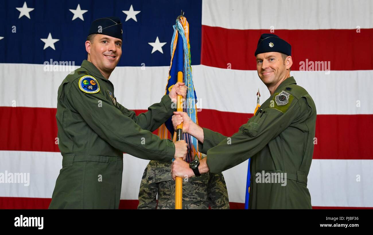 Lt. Col. Brant Riley, 36th Fighter Squadron commander, assumes command ...
