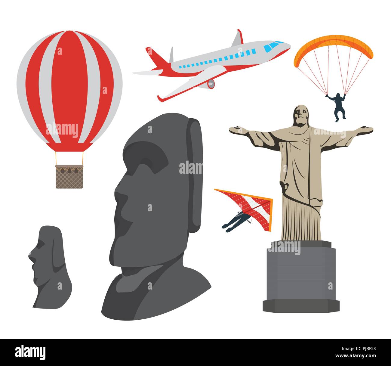 Set of world monuments Stock Vector Image & Art - Alamy